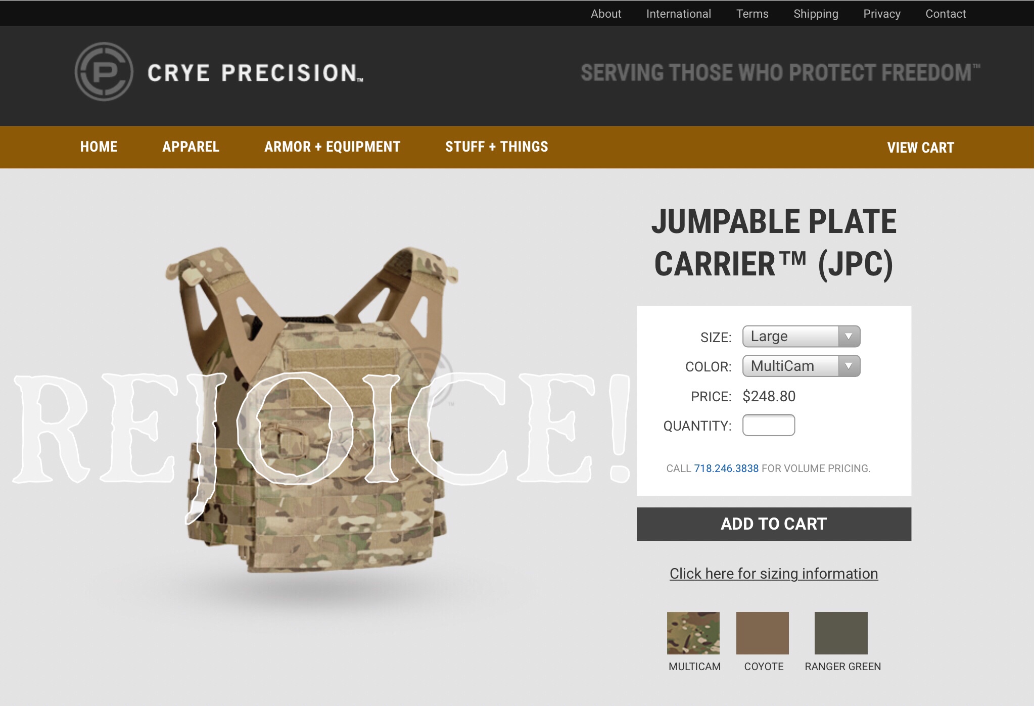 OG JPC Not in the 2018 Crye Catalogue? Don’t Panic! – The Reptile House