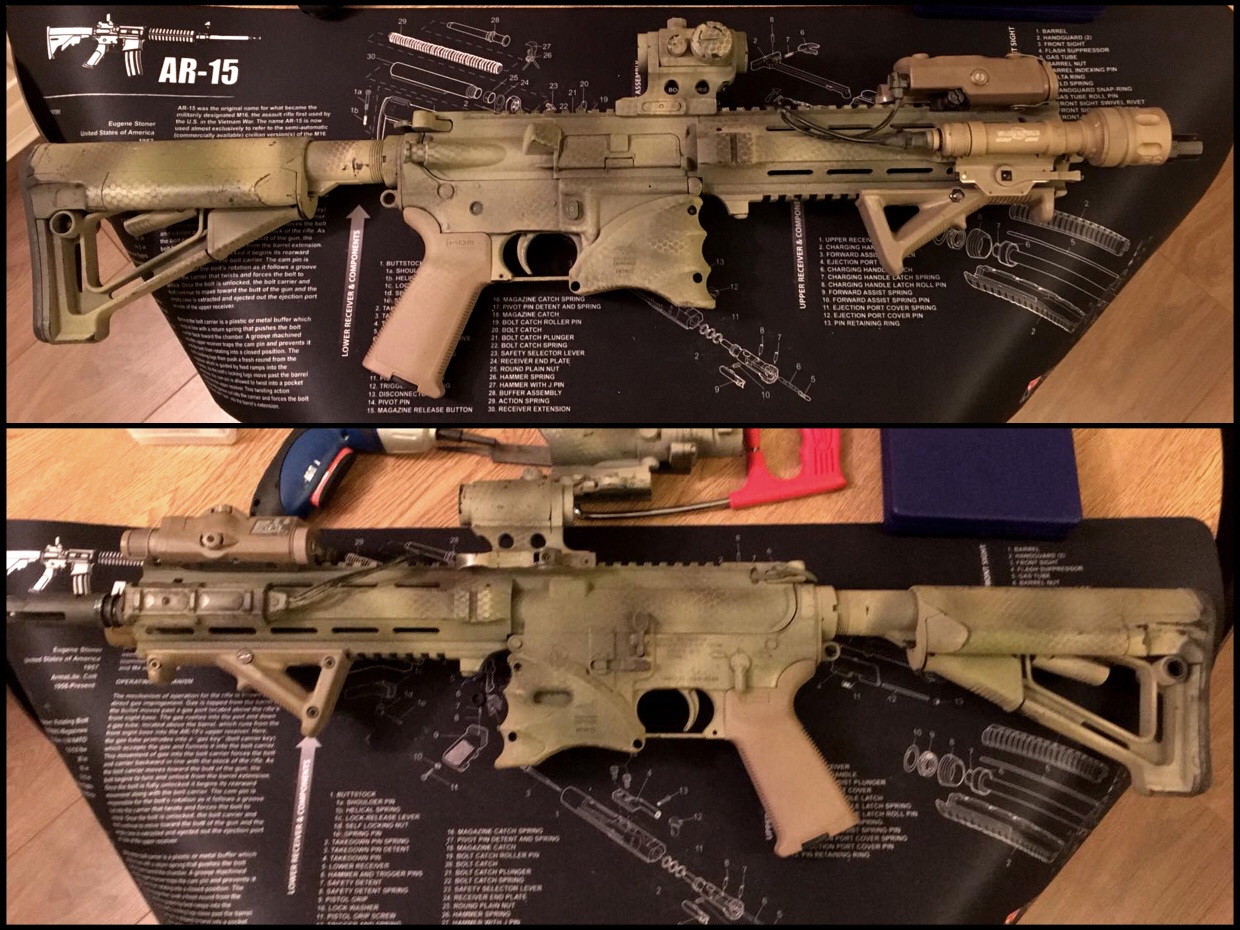 TARANIS BLOG: Angry Gun L119A2 Rails In Use… – The Reptile House