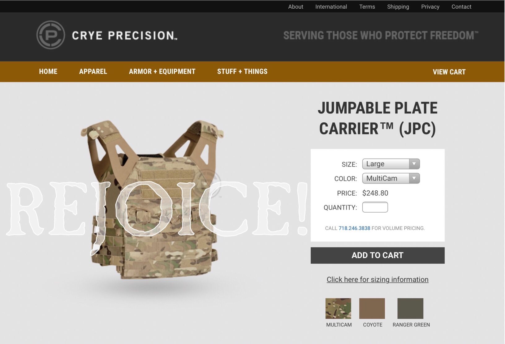 Crye Pricing…But What About the Good News? – The Reptile House