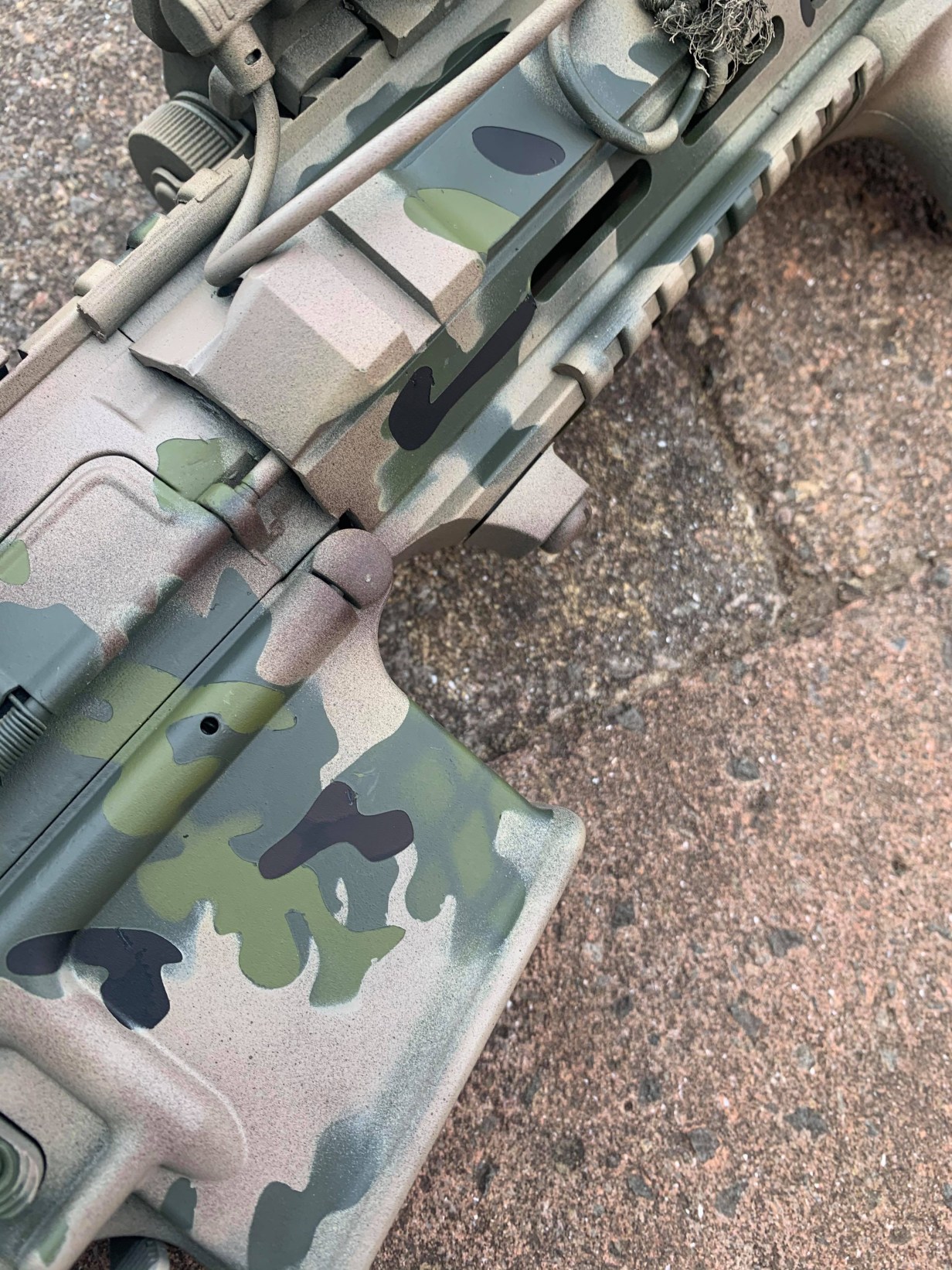 Backcountry Workshop: Multicam Inspired Paint Job – The Reptile House