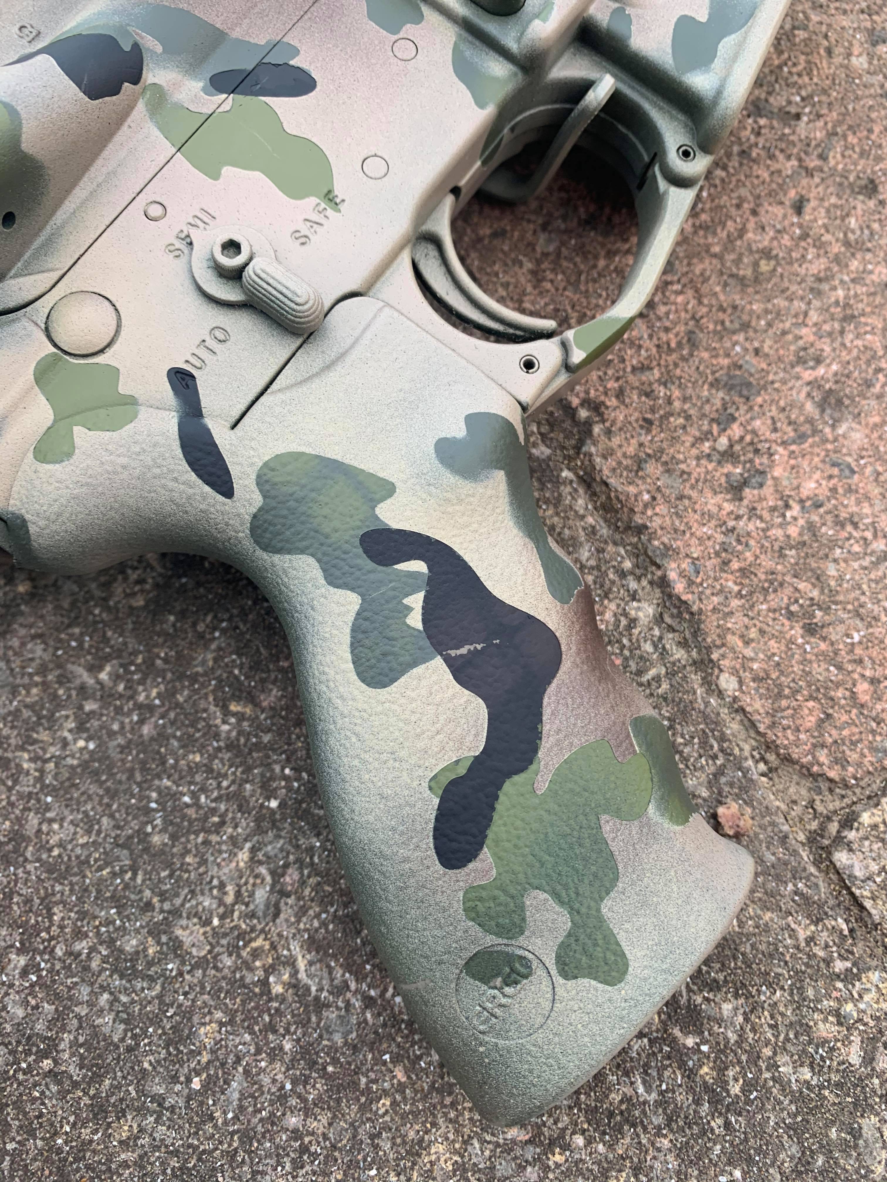 Backcountry Workshop: Multicam Inspired Paint Job – The Reptile House