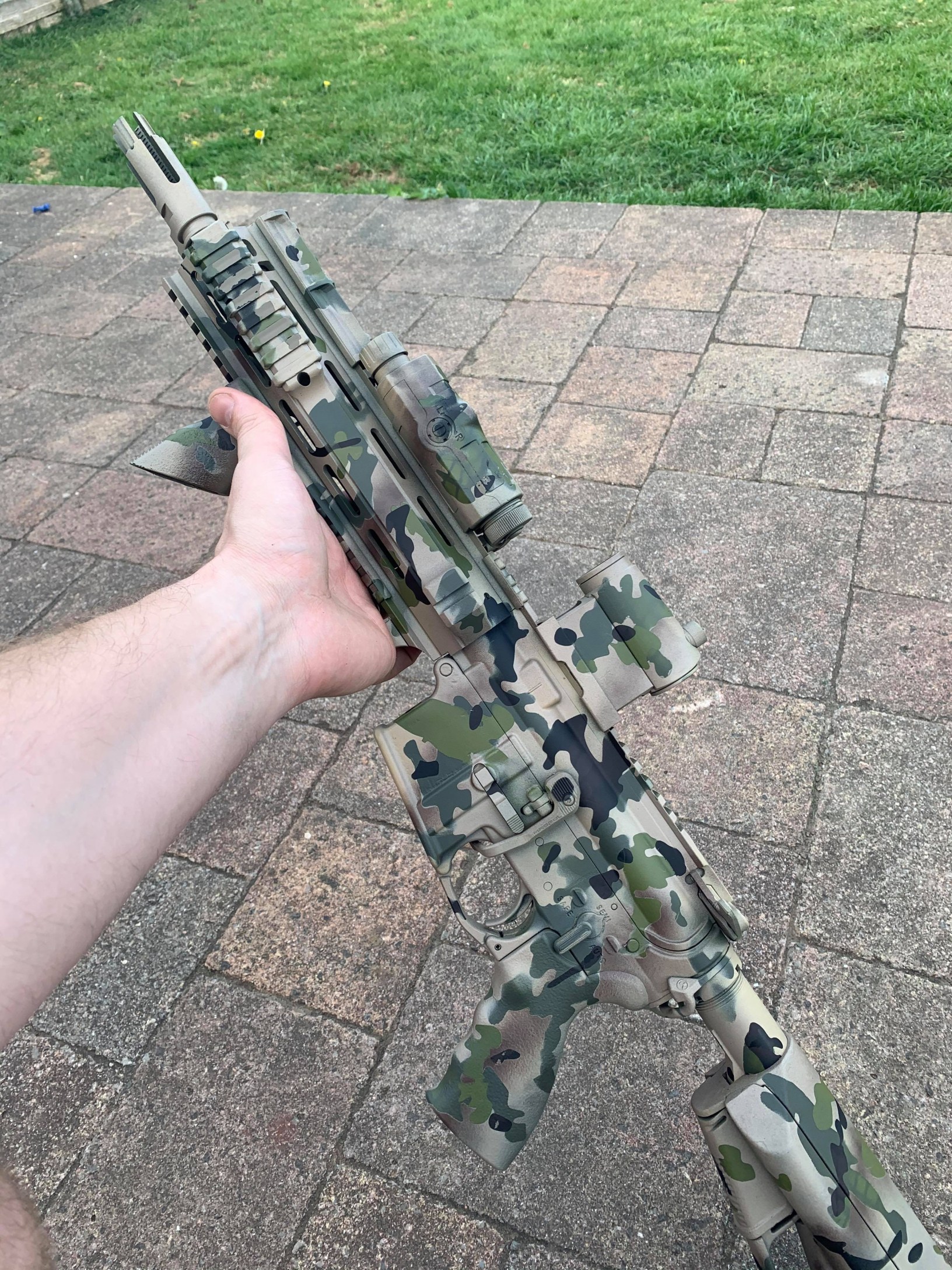 Backcountry Workshop: Multicam Inspired Paint Job – The Reptile House