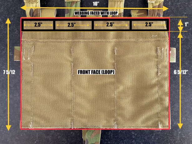 AVS Detachable Flap M4 x Crye Precision Airlite Convertible Chest Rig ...