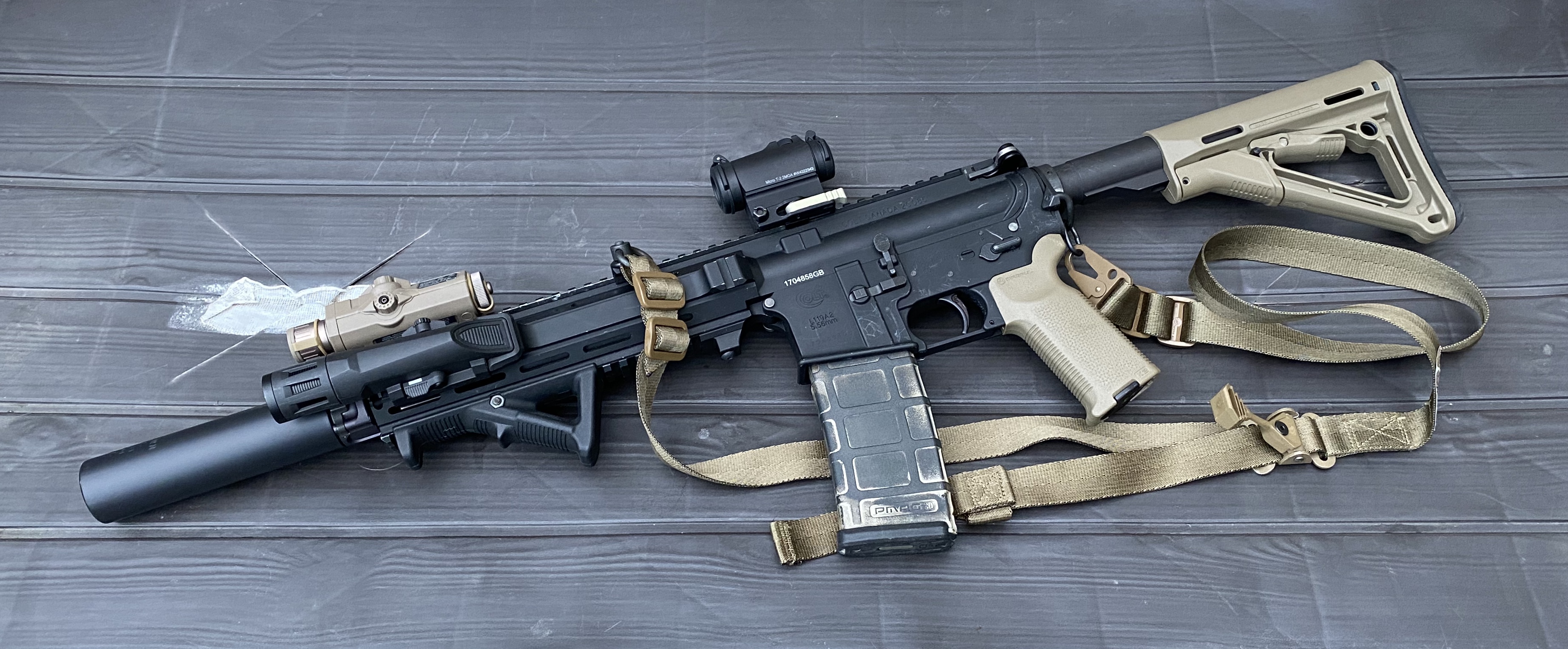 REVIEW: HAO Surefire FA556SA UKSF Suppressor Replica, Milsim Version ...